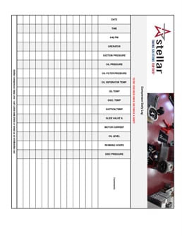Compressor Daily Rounds Log